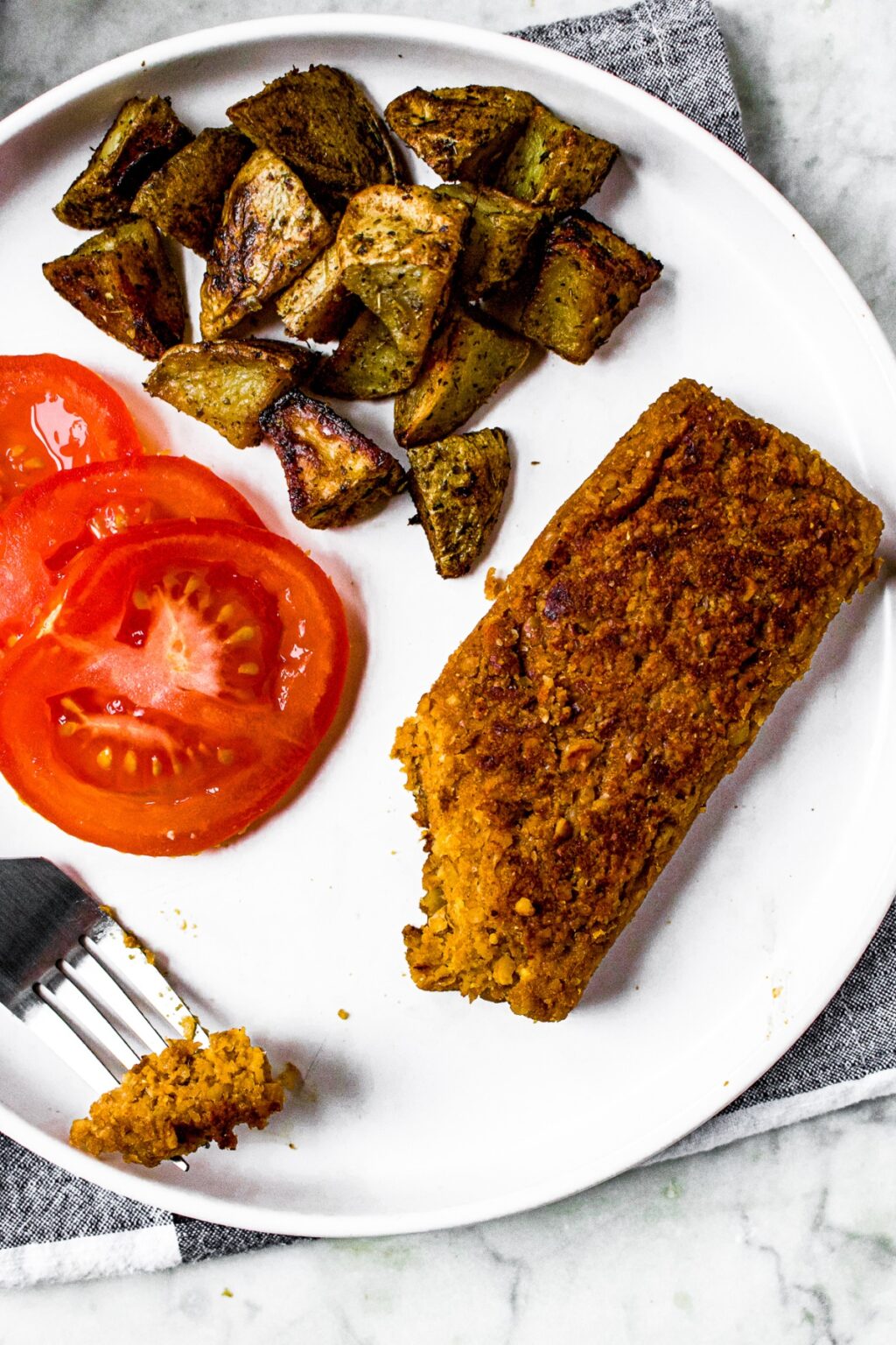 Vegan Scrapple Recipe - made vegetarian with walnuts!