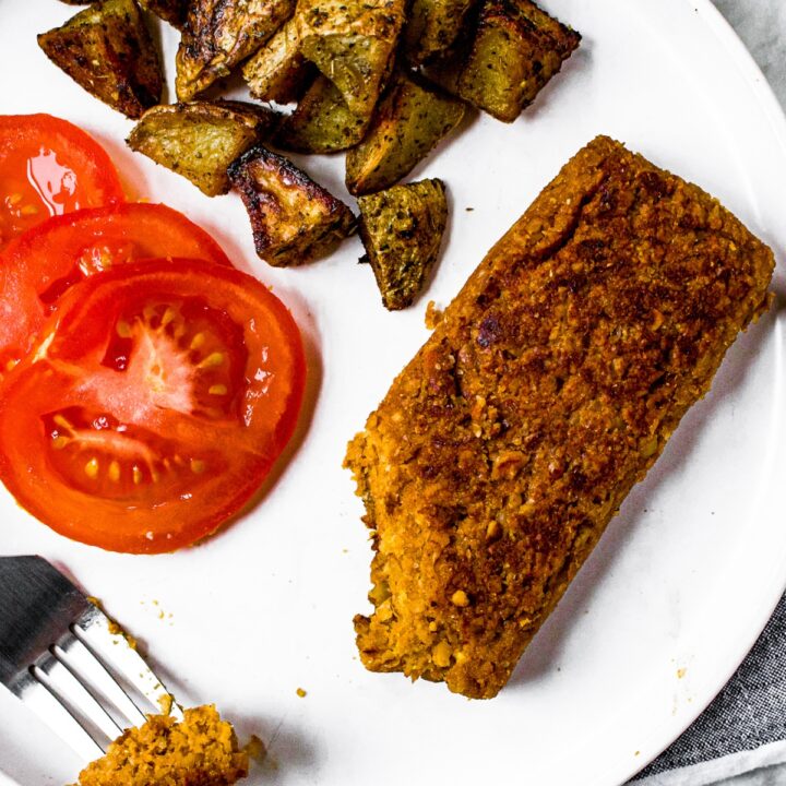Vegan Scrapple Recipe - made vegetarian with walnuts!