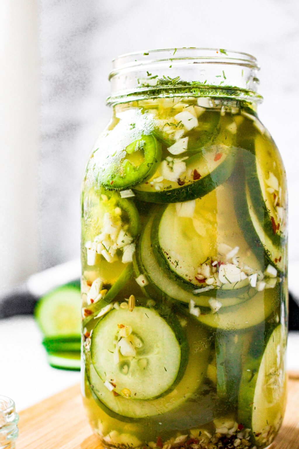 Quick & Easy No Cook Refrigerator Pickles