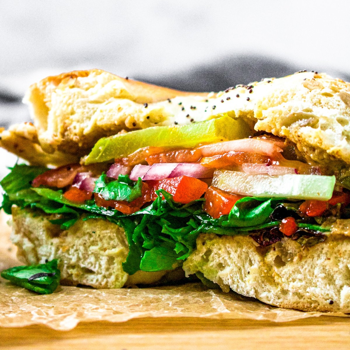 Veg Bread Sandwich Protein Packed Veggie Sandwich