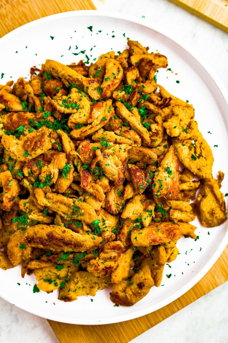 Soy Curl Chicken Pieces - Vegan Recipe, Tastes Like Rotisserie!