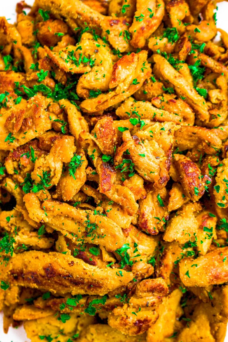 Soy Curl Chicken Pieces - Vegan Recipe, Tastes Like Rotisserie!