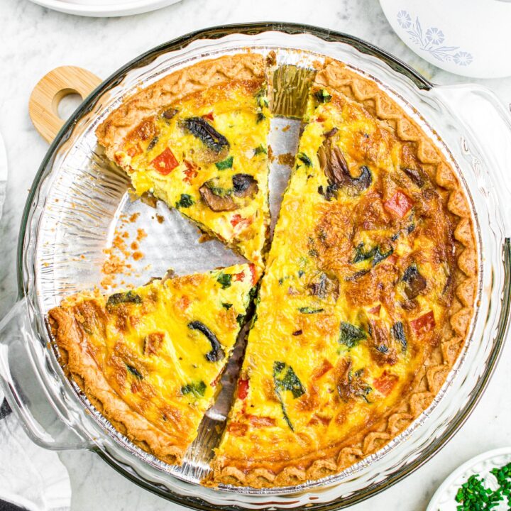 Vegan Eggless Quiche I No Tofu (JUST Egg Quiche)