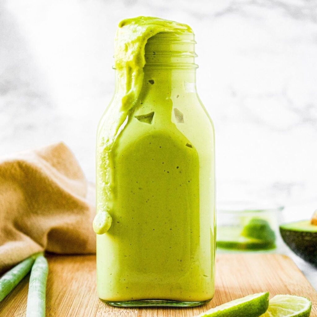 Creamy Vegan Avocado Lime Dressing