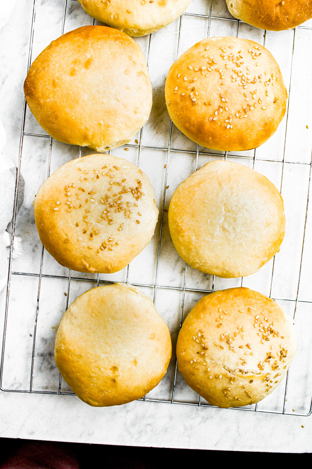 Homemade Vegan Burger Buns (soft + fluffy recipe!)