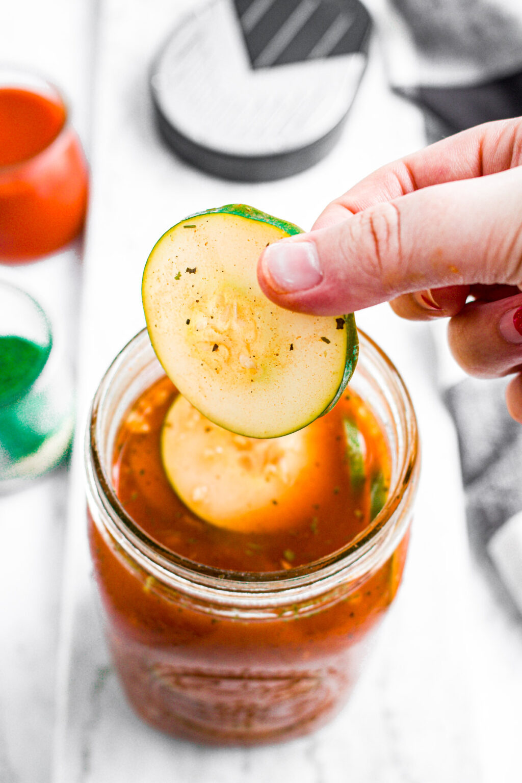 Buffalo Ranch Pickles Recipe with Garlic and Dill