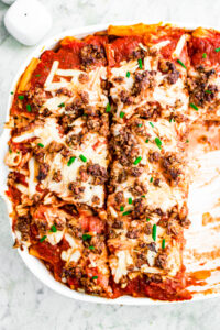 Vegan Baked Ziti (no cashews!)