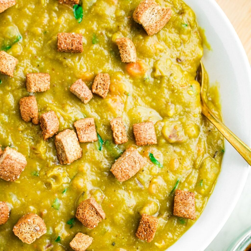 Vegan Split Pea Soup Recipe (Easy Slow Cooker)
